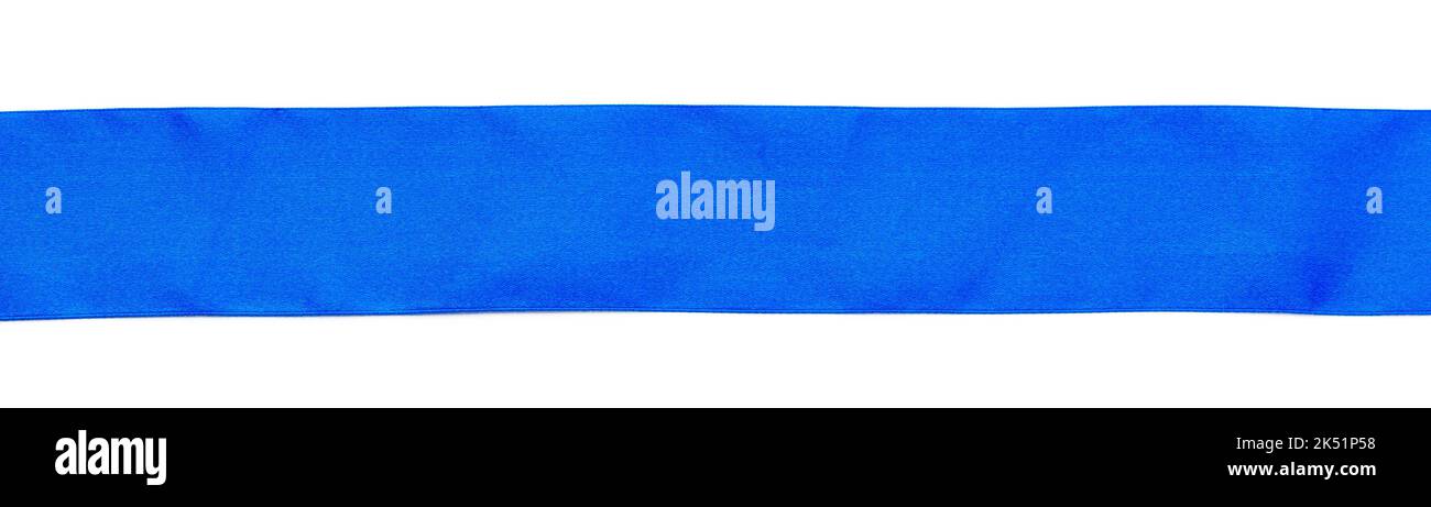 Shiny ribbon in light pastel blue isolated on white background Stock ...