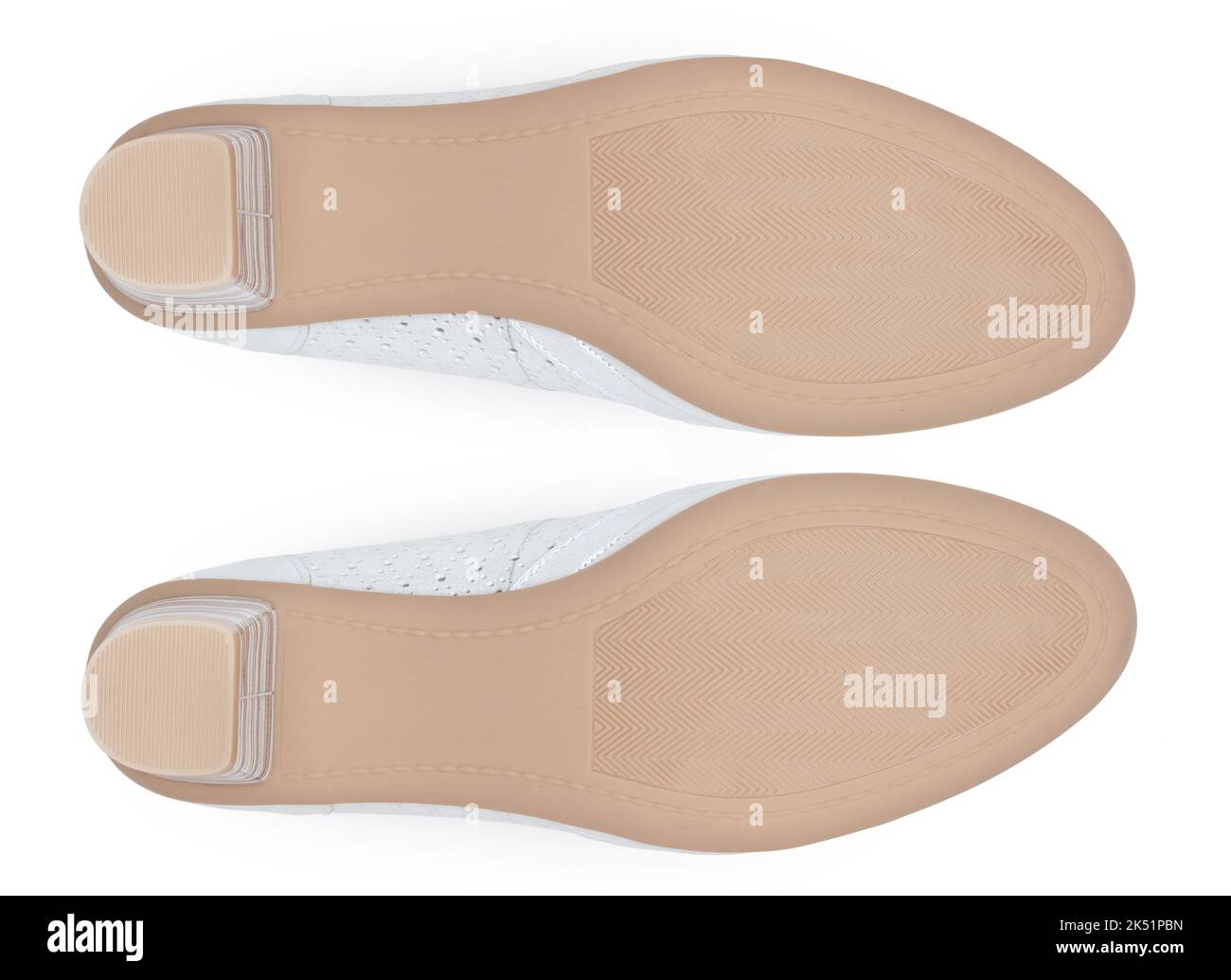 Bottom of shoes, isolated on white background Stock Photo - Alamy