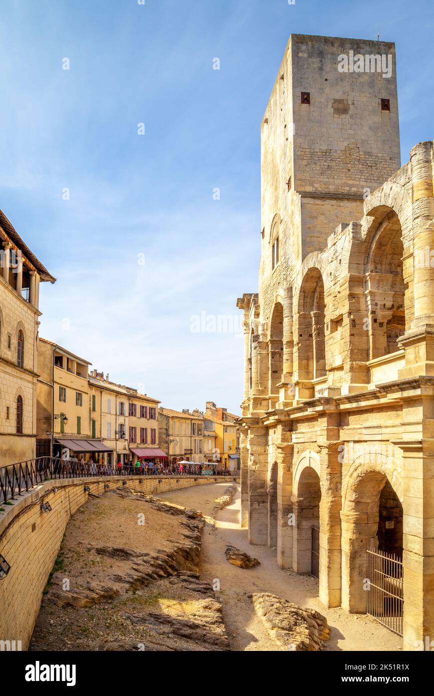 Amphitheatre in Arles, France Stock Photo - Alamy