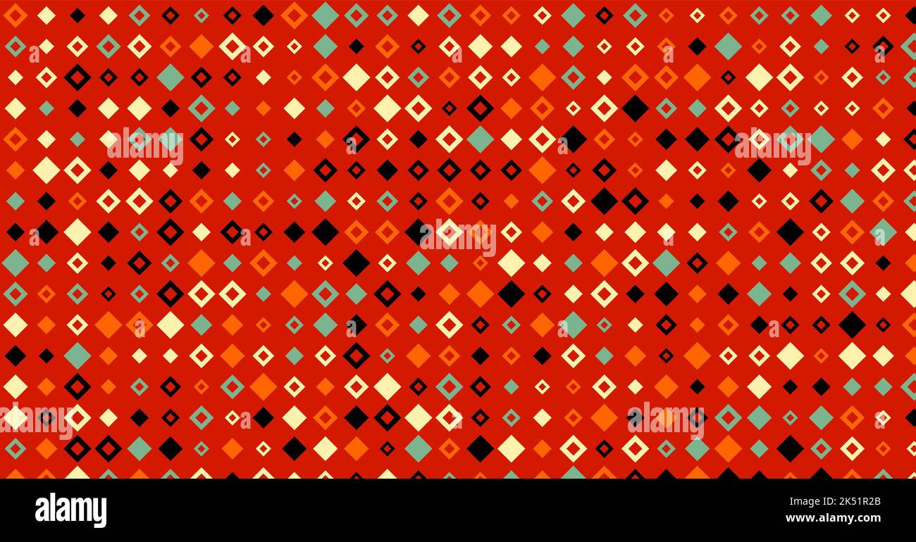 Abstract Round Colour Halftone computational art background ...