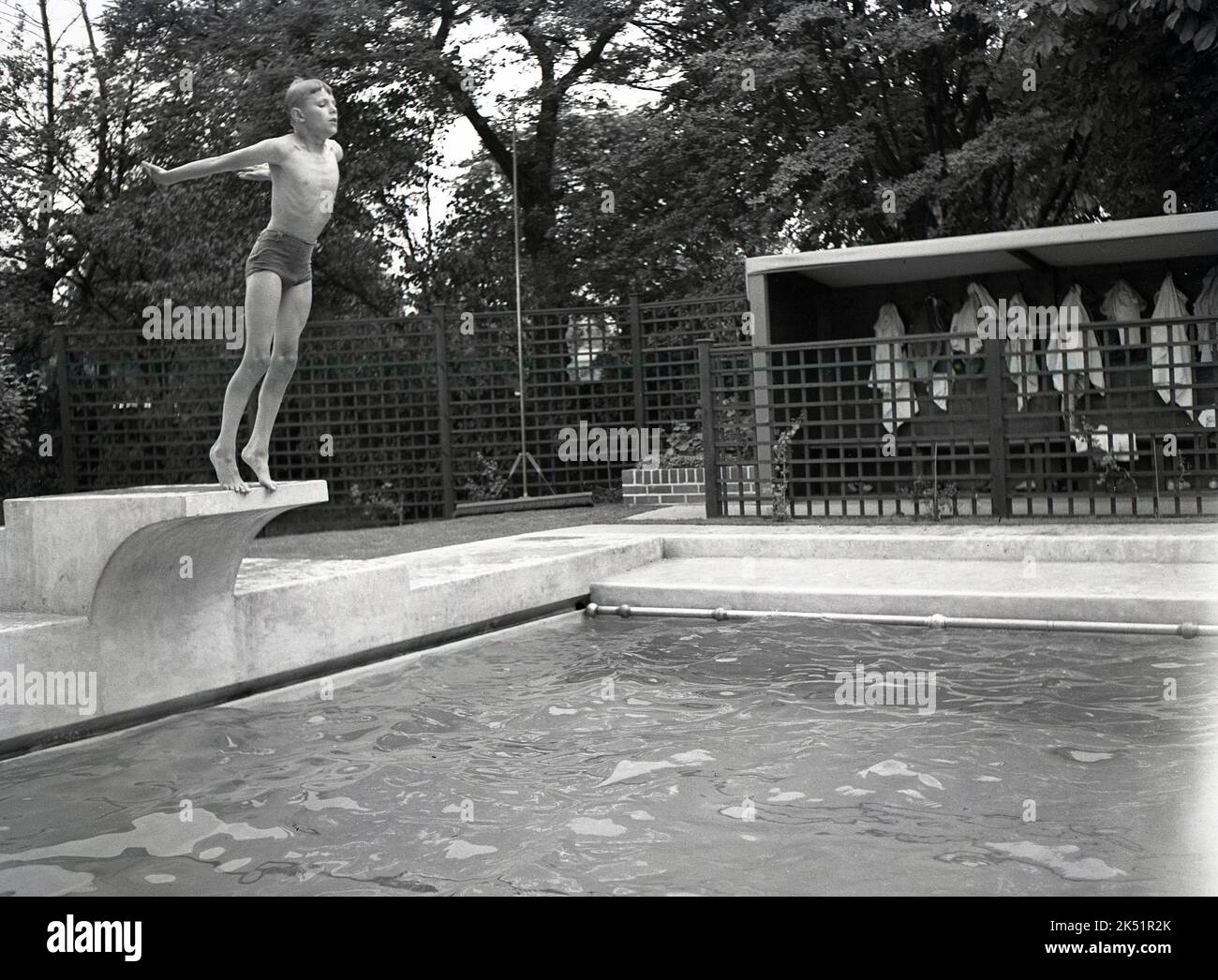 Boy dive board hi-res stock photography and images - Alamy