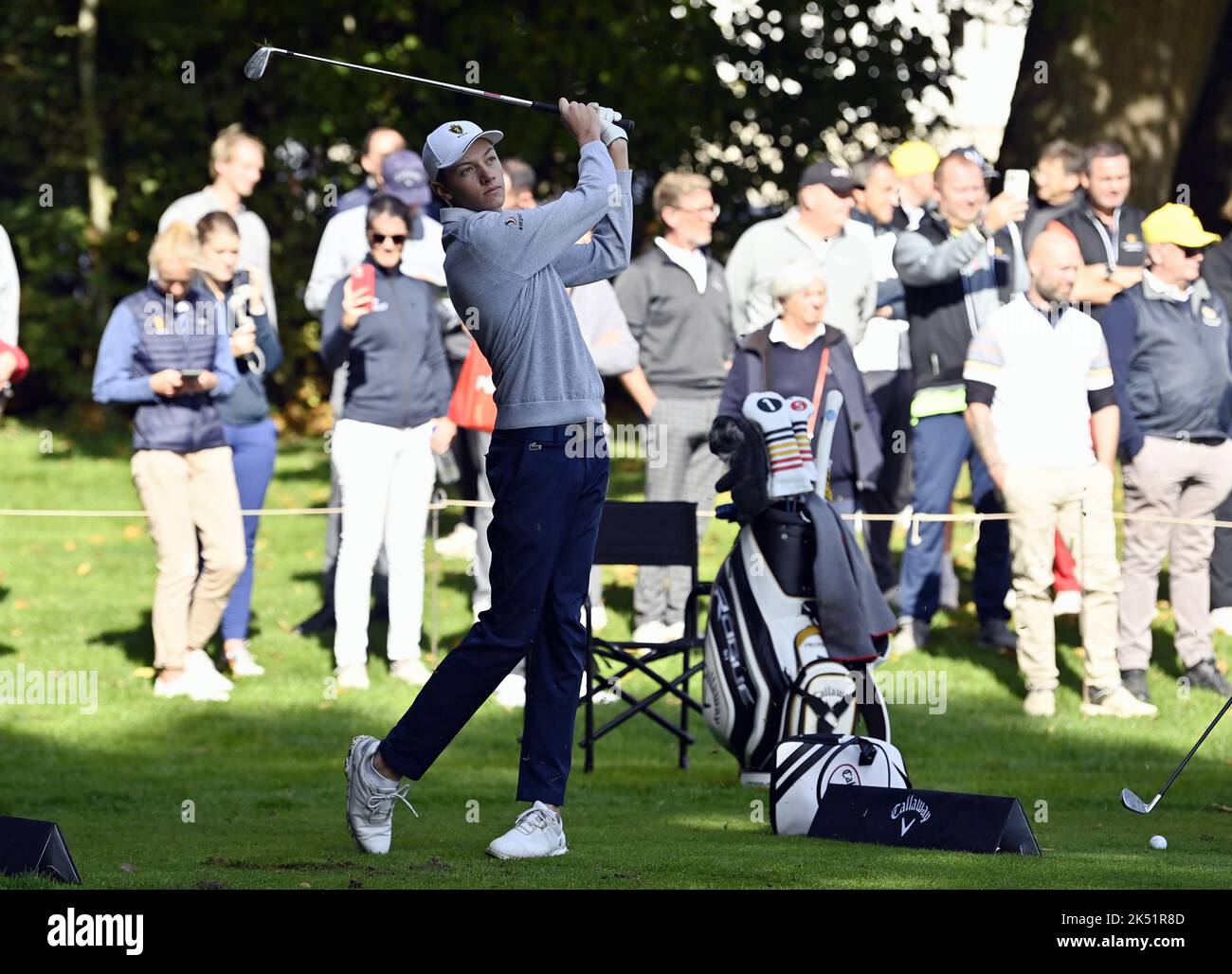 golf player Ryan Lundh pictured during the 'Golf to Paris' event ...