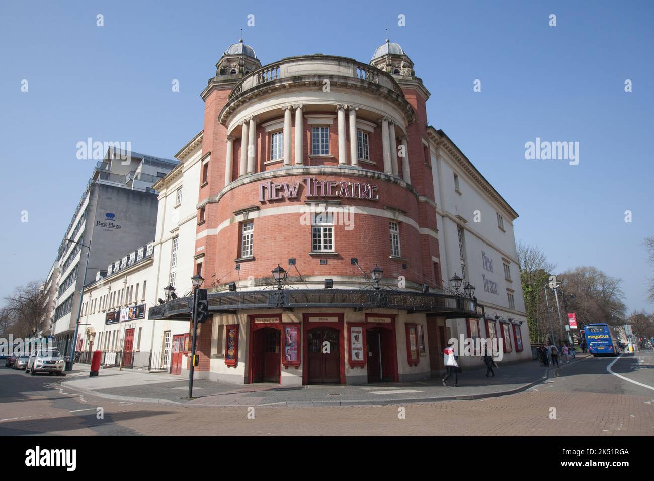 The New Theatre in Cardiff, Wales in the UK Stock Photo - Alamy