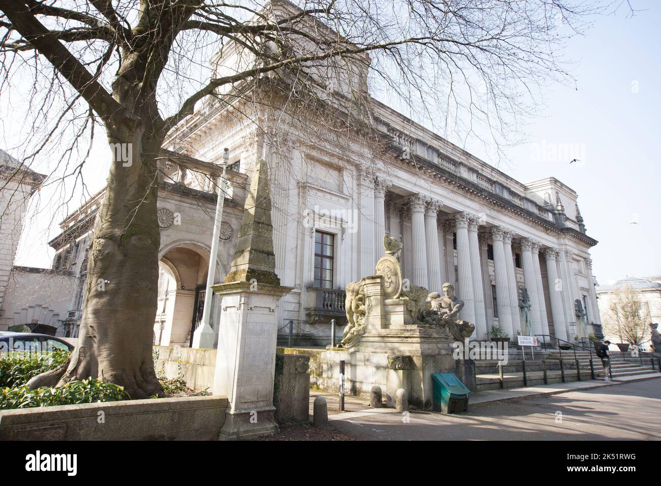 The Glamorgan Building, Cardiff University, Wales in the UK Stock Photo ...