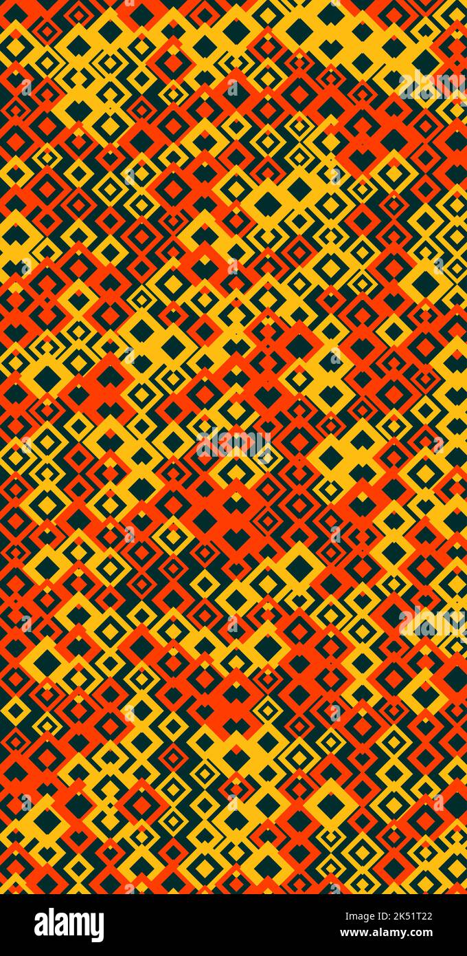 Abstract Round Colour Halftone computational art background ...