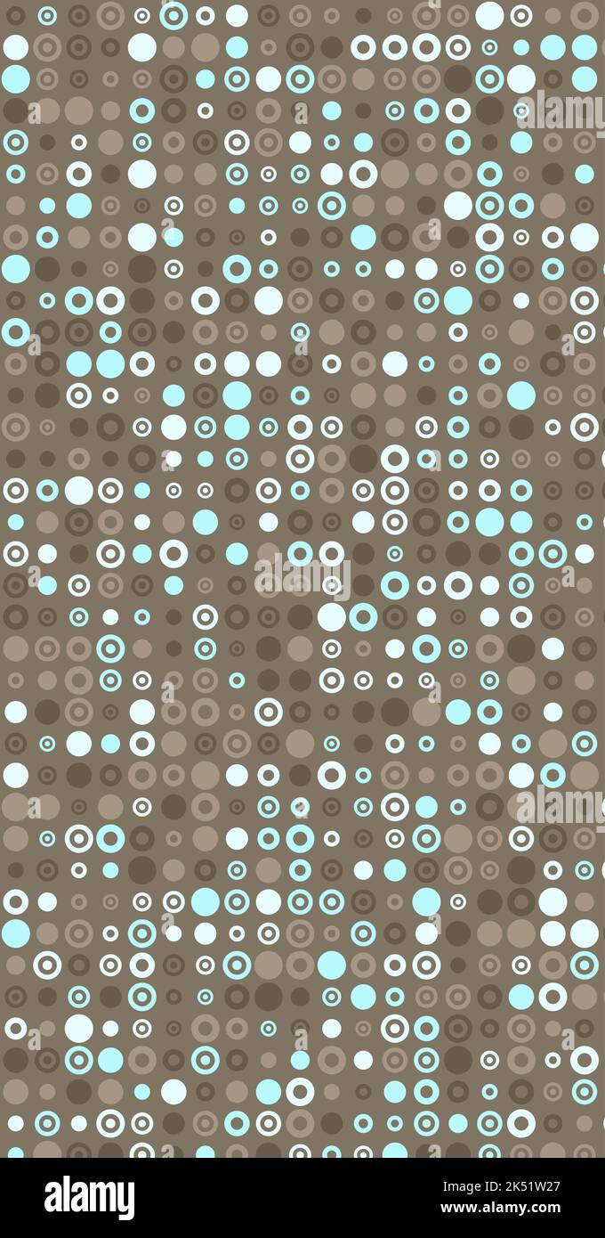 Abstract Round Colour Halftone computational art background ...
