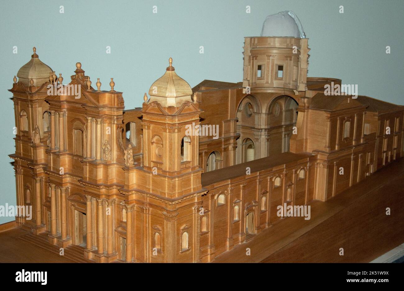 Model of Cathedral after the collapse of the roof and cupola, Cathedral ...