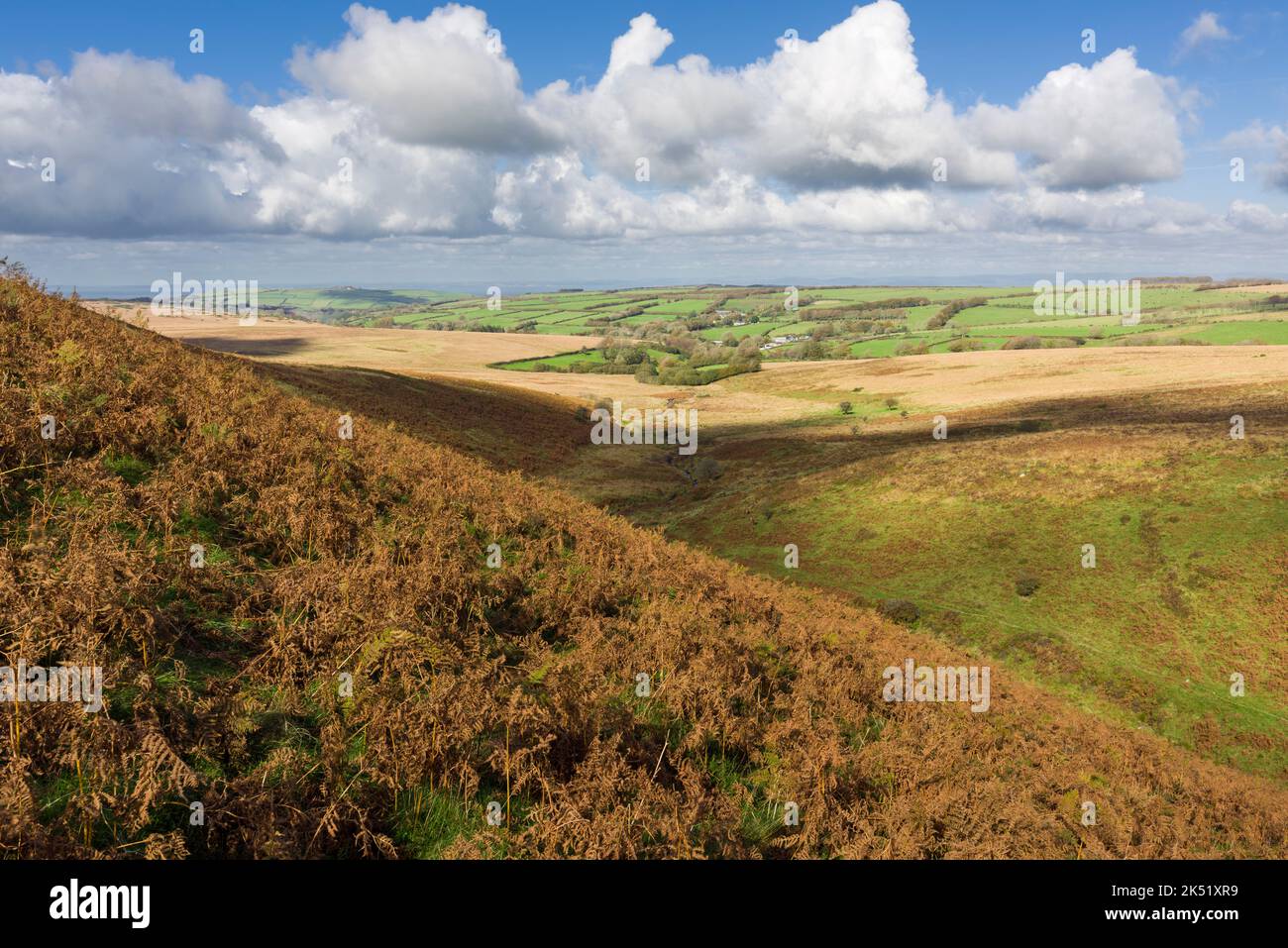 The West Lyn River on the north side of The Chains in Exmoor National ...