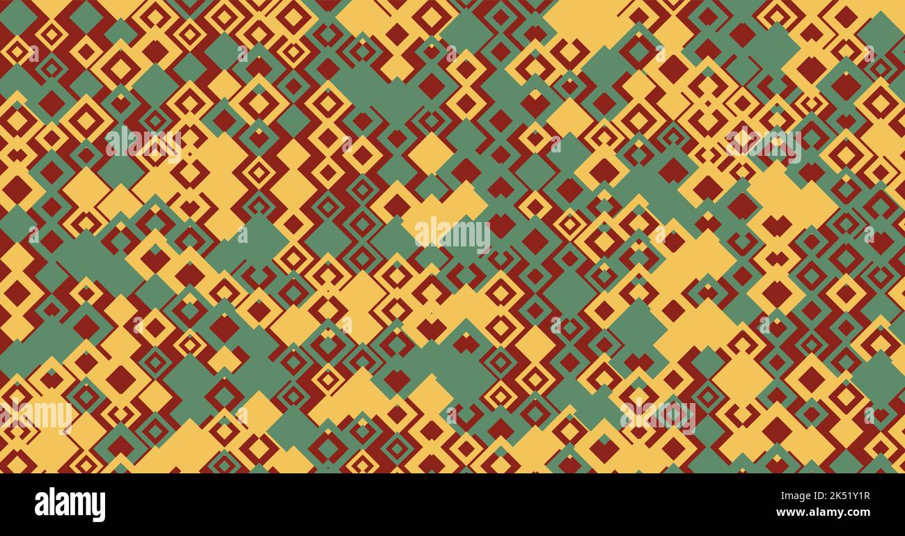 Abstract Round Colour Halftone computational art background ...