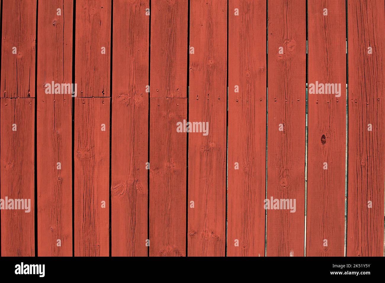 Traditional classic swedish red paint on wooden wall Stock Photo - Alamy