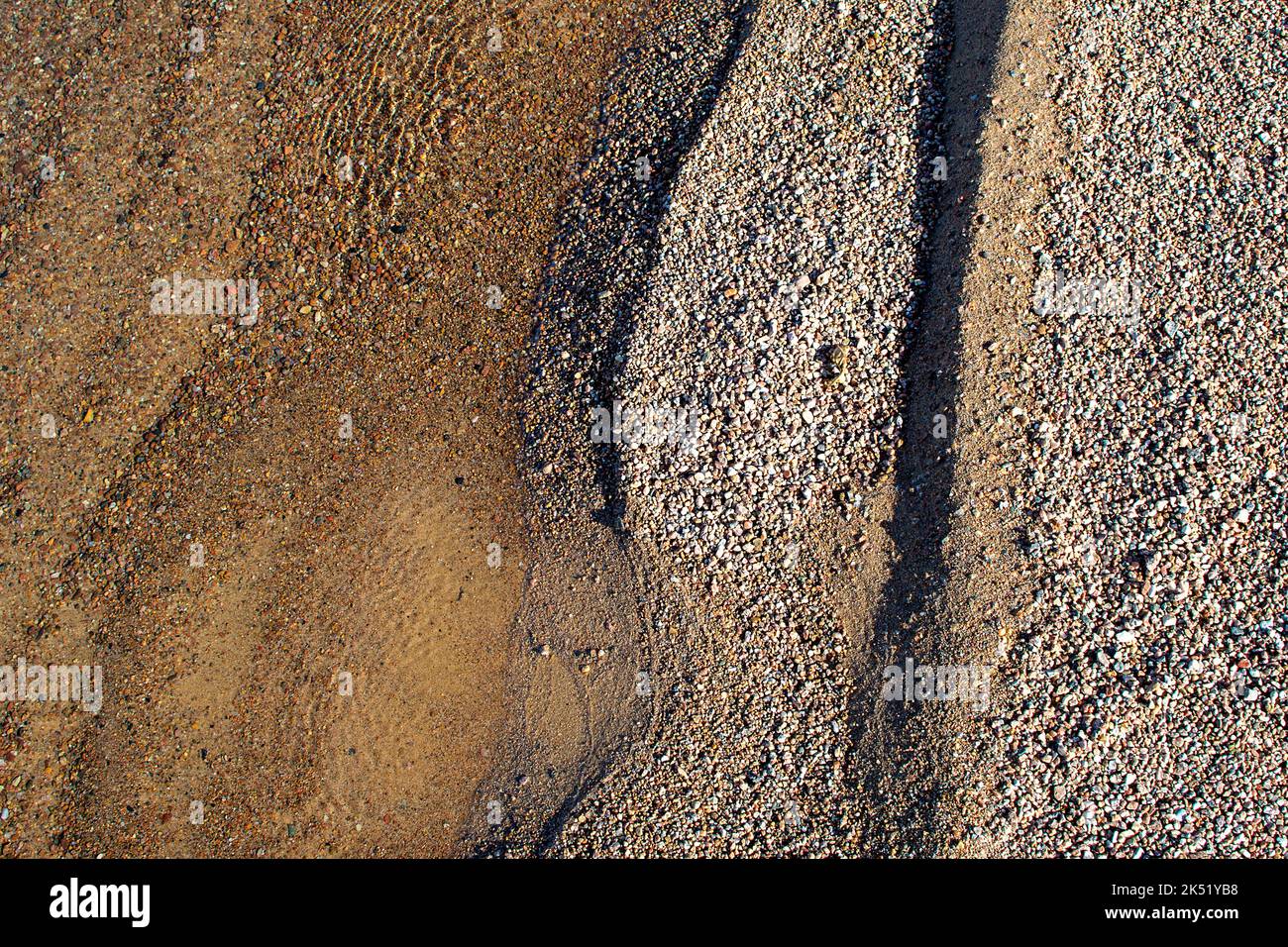 sand and water pattern in closeup in brown warm colors Stock Photo - Alamy