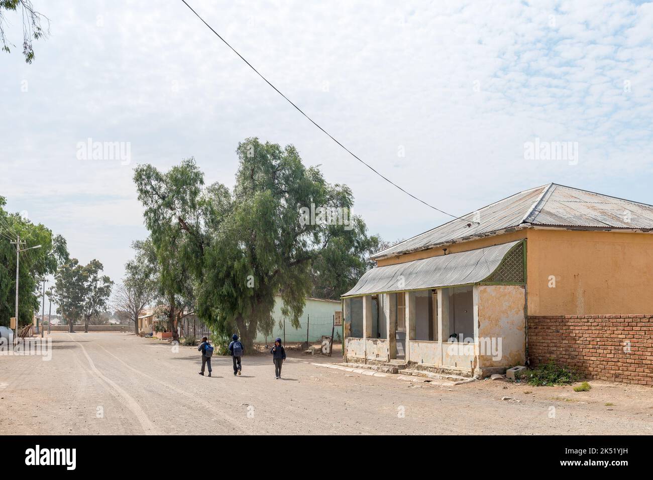 VICTORIA WEST, SOUTH AFRICA - SEP 2, 2022: A street scene, with ...