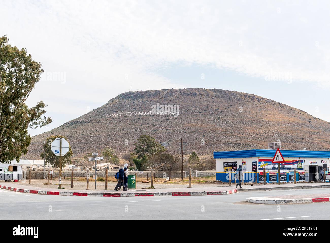 VICTORIA WEST, SOUTH AFRICA - SEP 2, 2022: A street scene, with ...