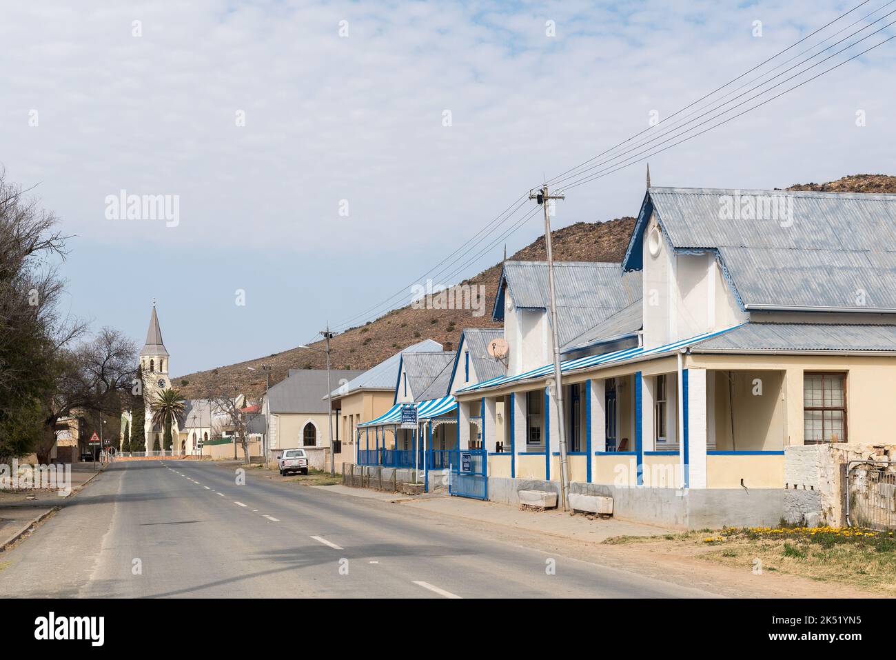 VICTORIA WEST, SOUTH AFRICA - SEP 2, 2022: A street scene, with ...