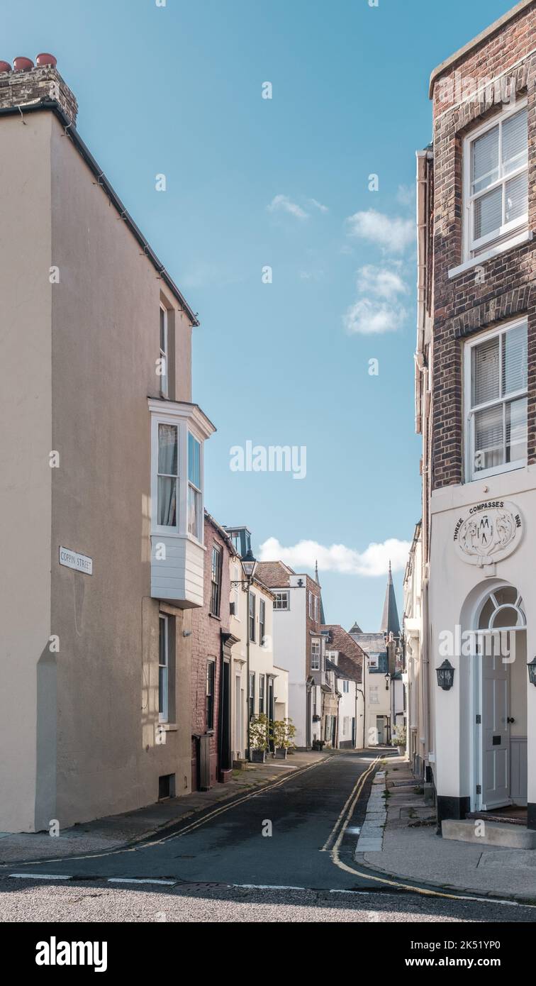 View Down Coppin Street from Beach Street, on the Seafront, Deal, Kent ...