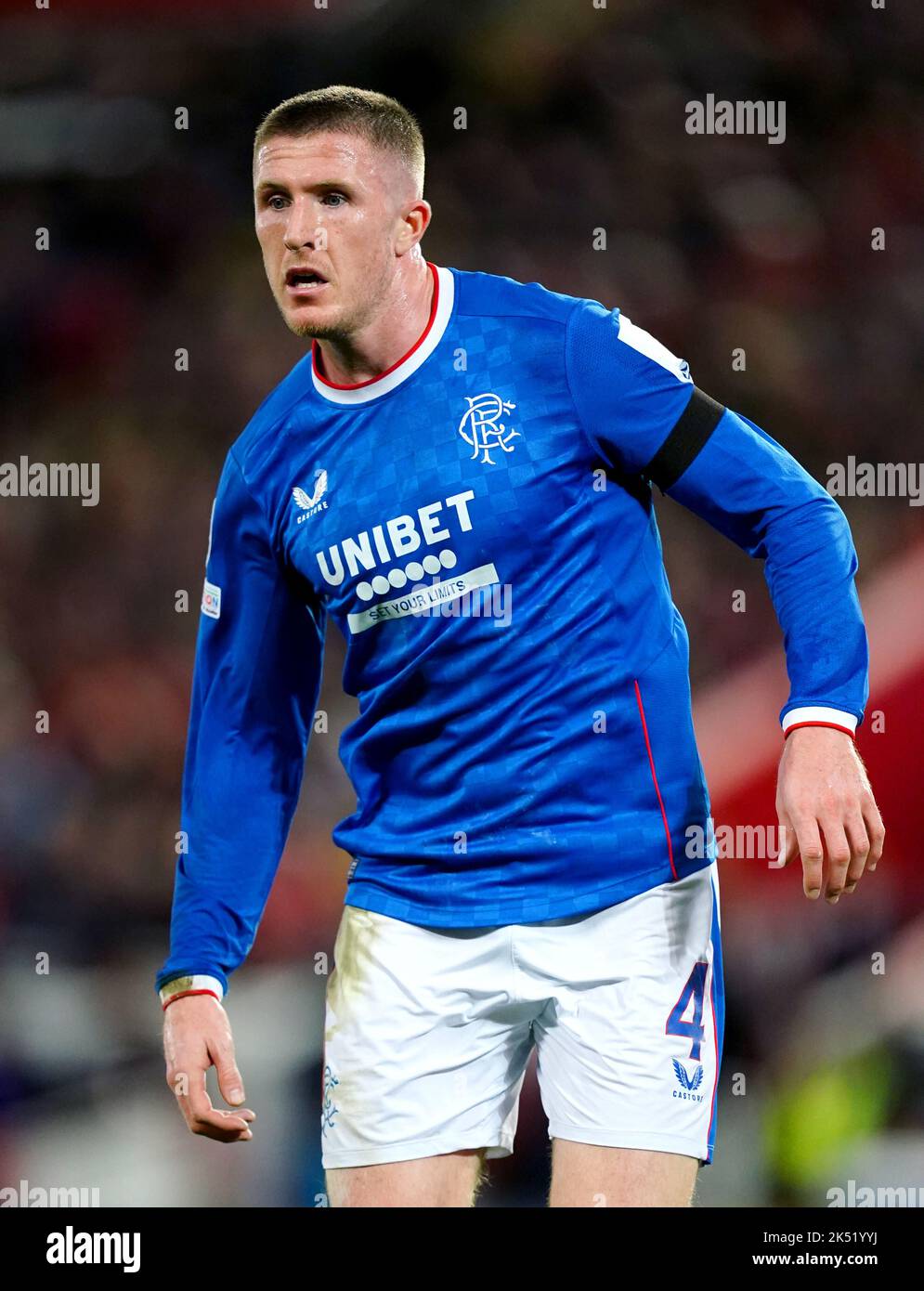 Rangers' John Lundstram during the UEFA Champions League, Group A match ...