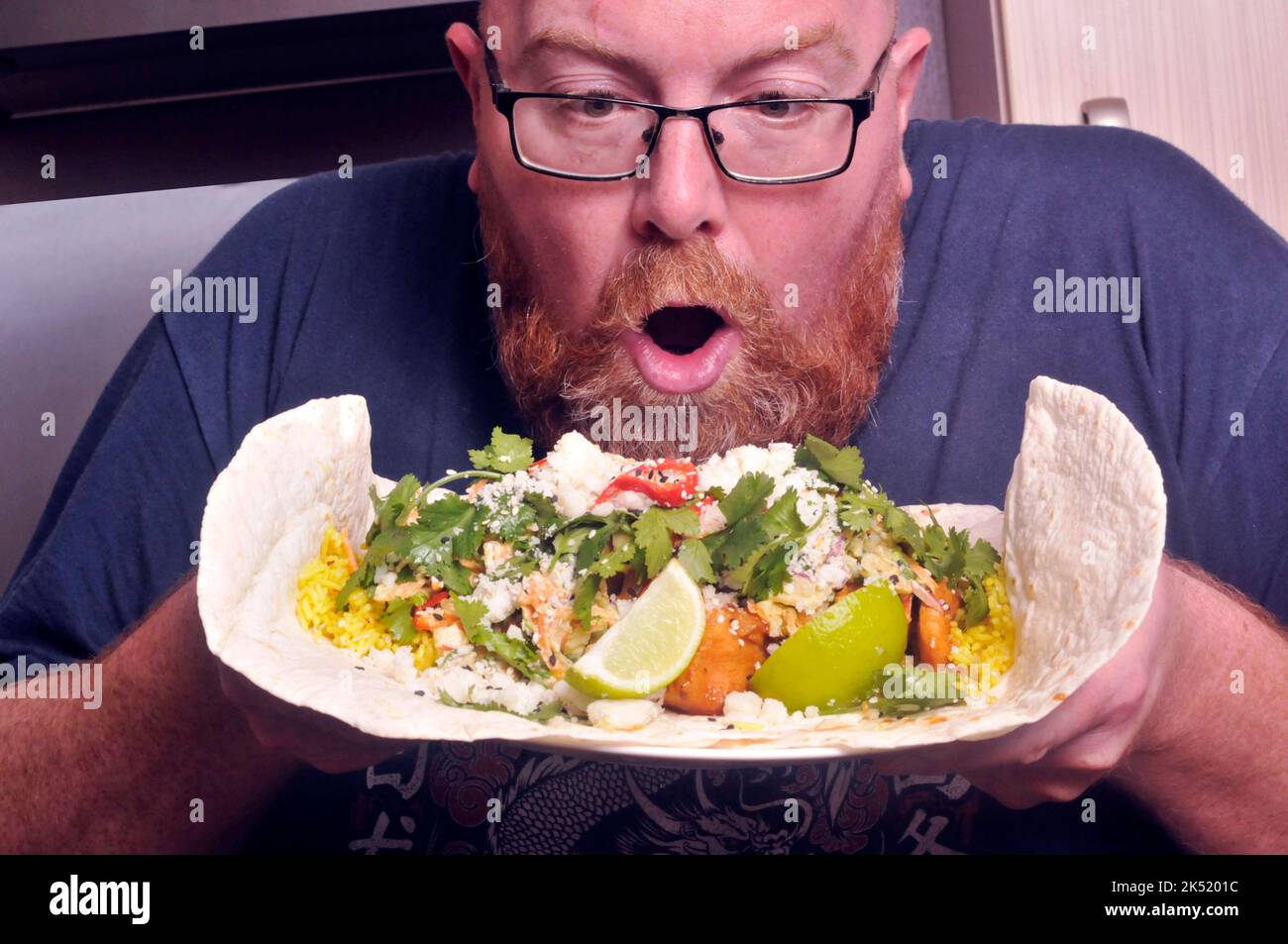 Burrito fold hi-res stock photography and images - Alamy