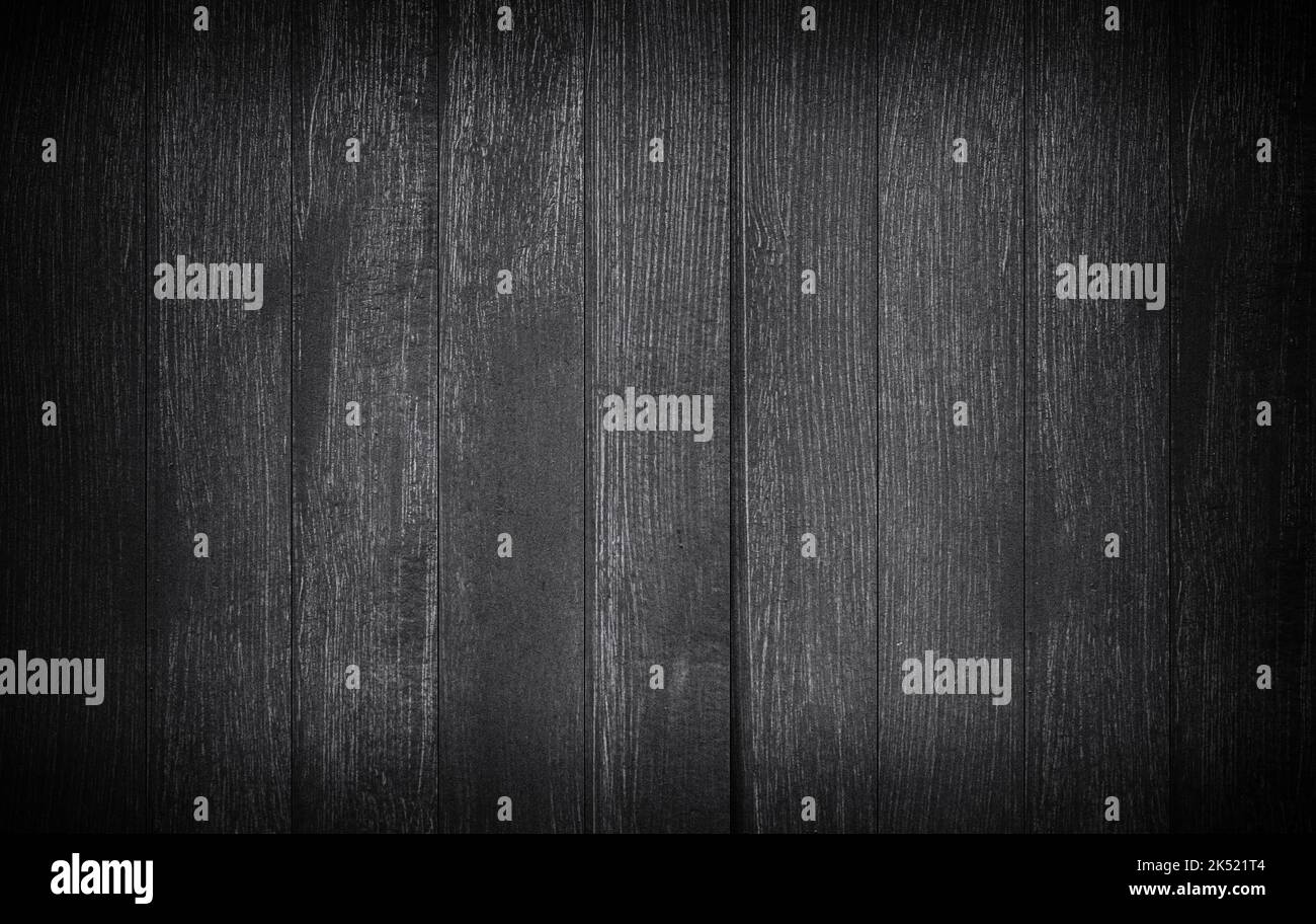 Black wooden boards of plank background for design in your work ...