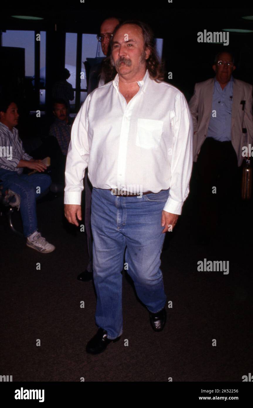 David Crosby 1992 Credit: Ralph Dominguez/MediaPunch Stock Photo - Alamy