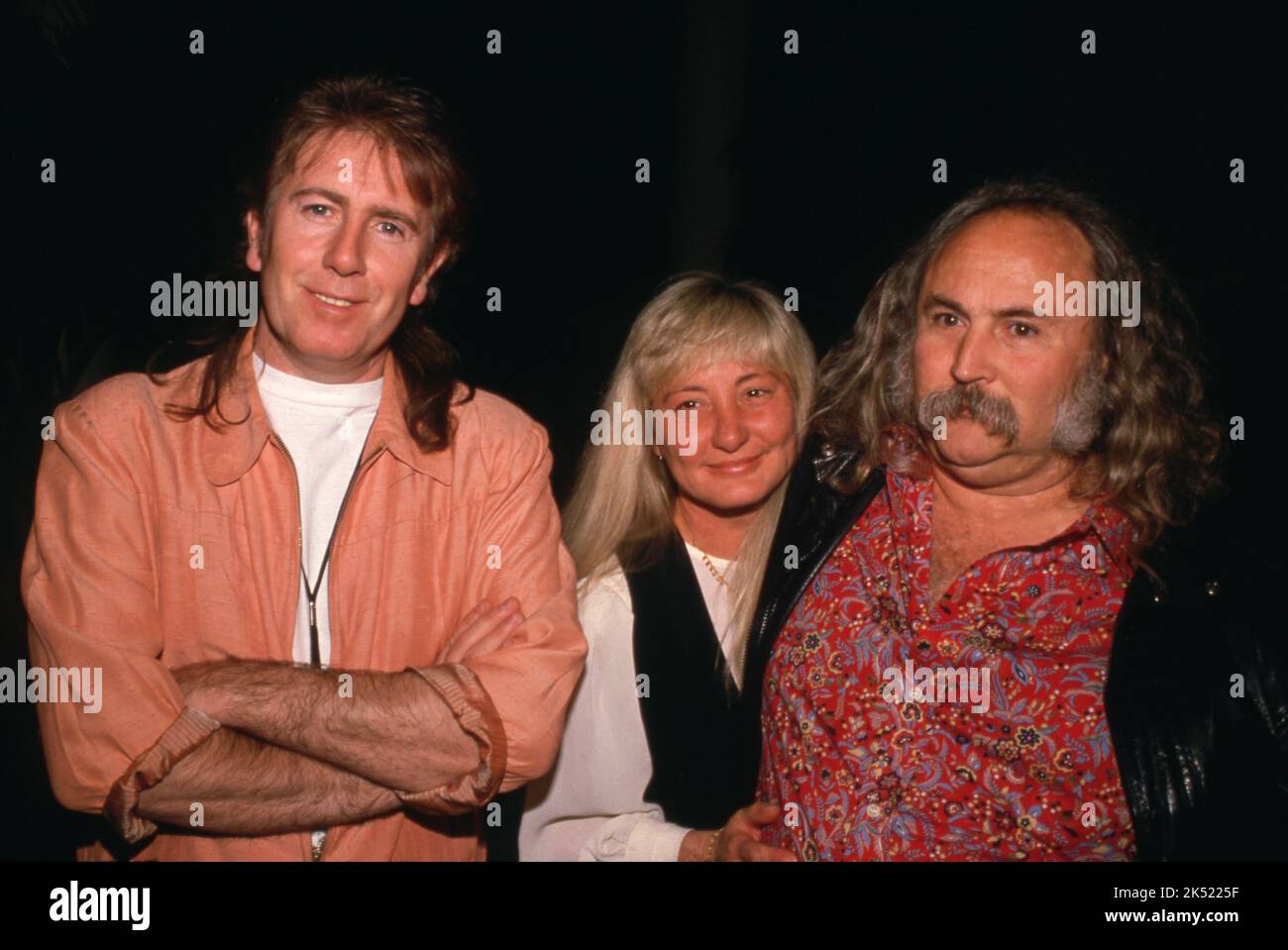 David Crosby with Graham Nash and Jan Dance Circa 1980's Credit: Ralph ...