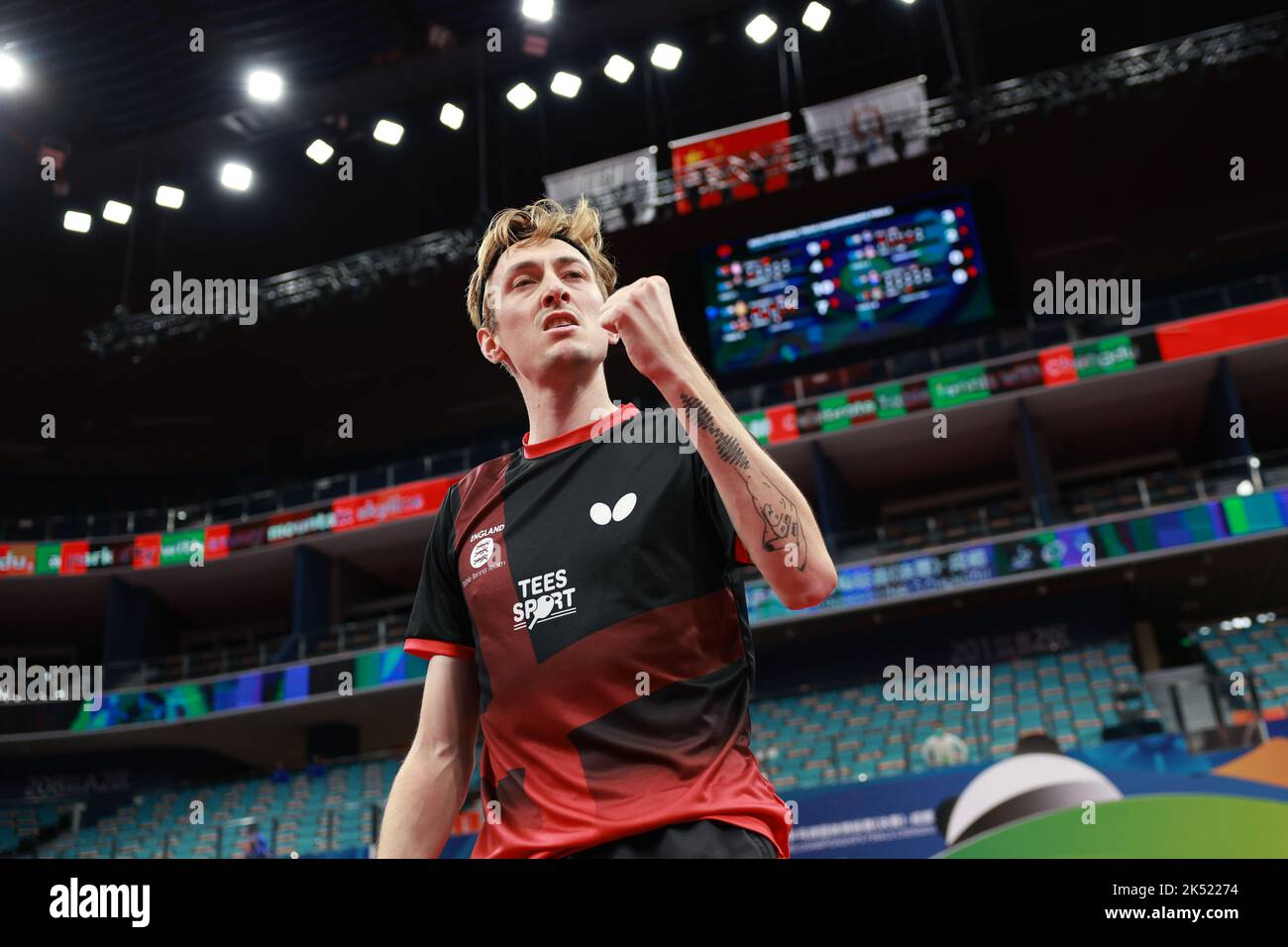 Chengdu, China's Sichuan Province. 5th Oct, 2022. Liam Pitchford of ...