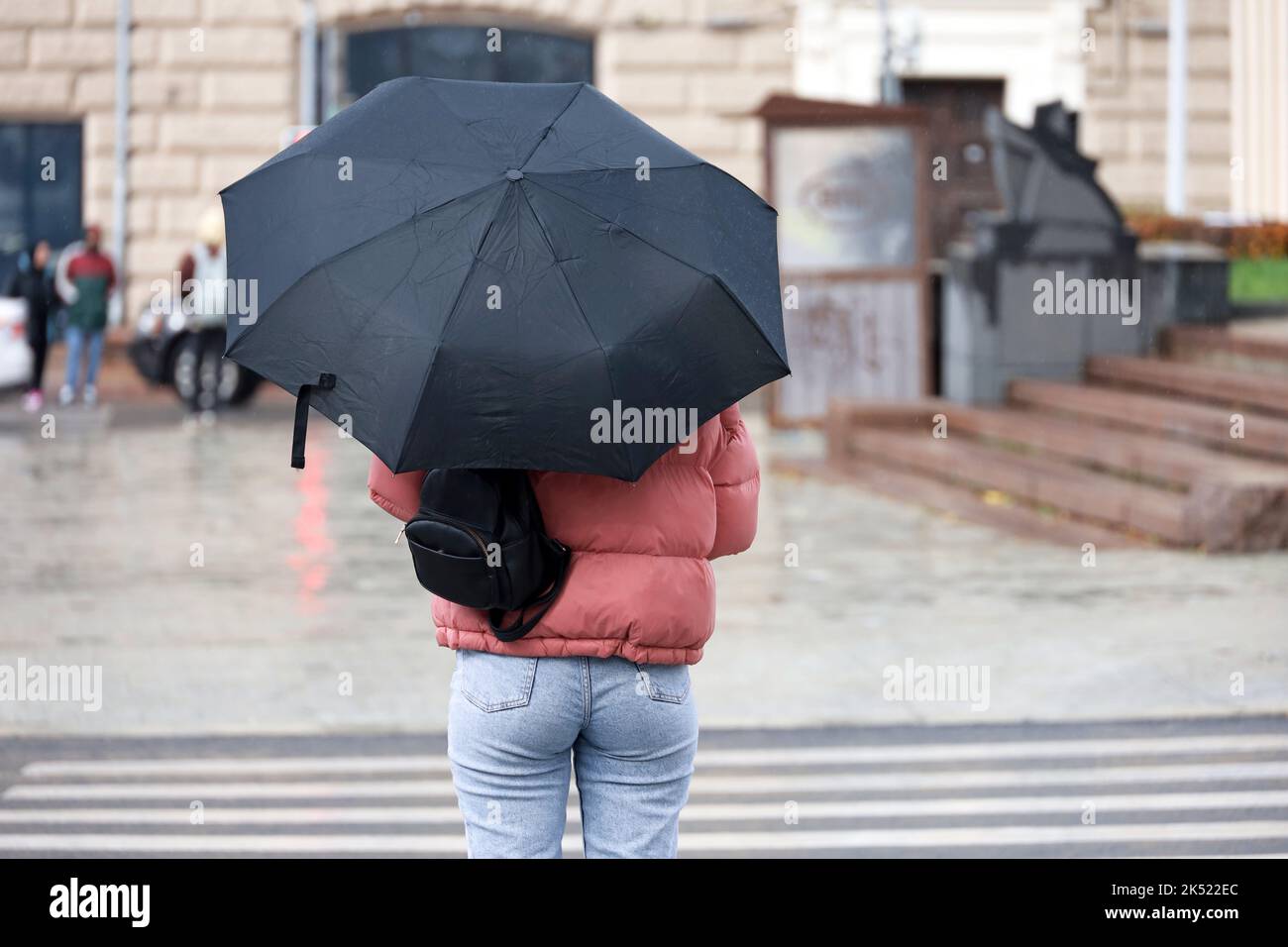 Girl Standing In The Rain Tumblr