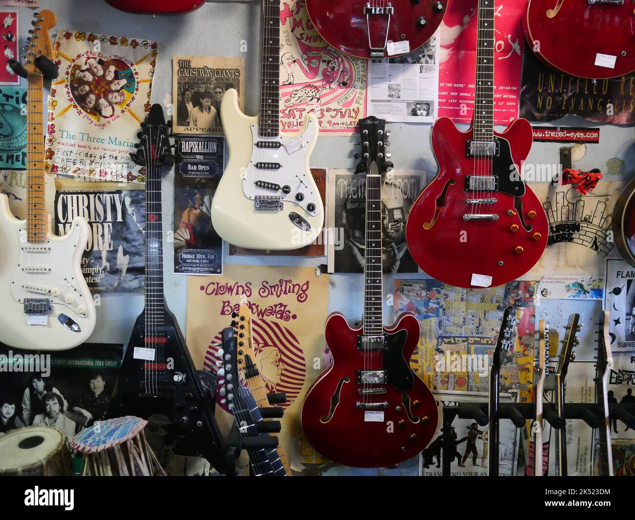 Rock electric guitars Stock Photo - Alamy
