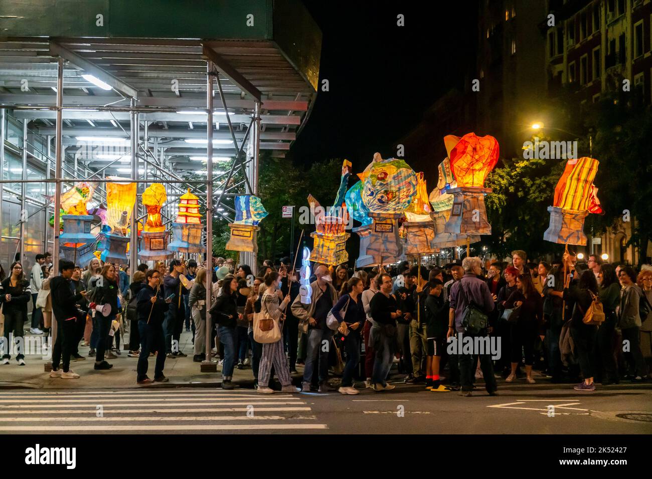 Local residents joined by Columbia University students and faculty ...