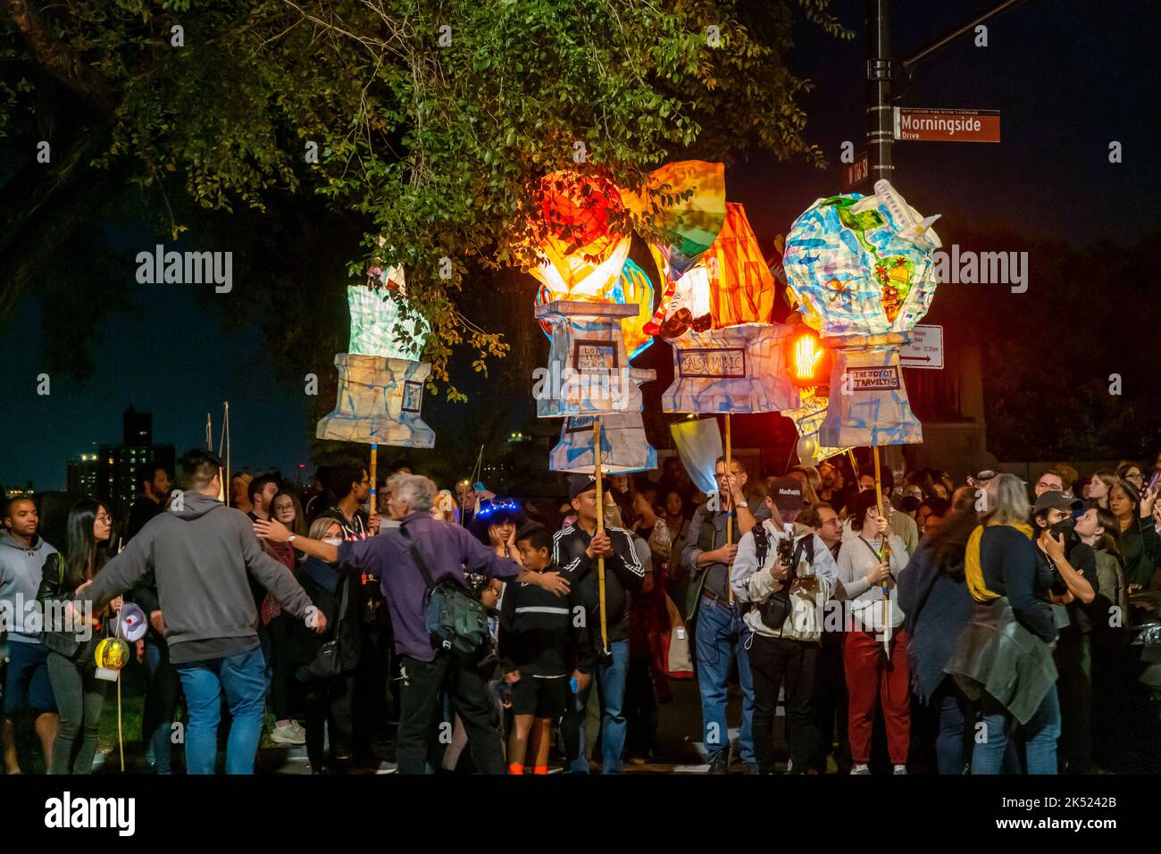 Local residents joined by Columbia University students and faculty ...