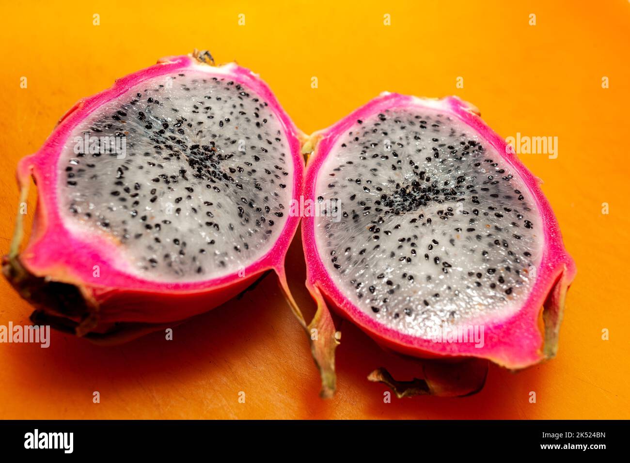 A sliced dragon fruit in New York on Thursday, September 29, 2022 ...