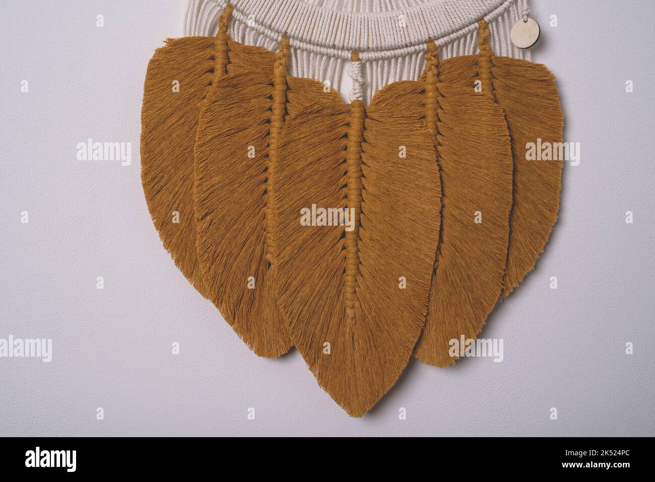 Tree of Life macrame handmade circle shape wall decoration white ...