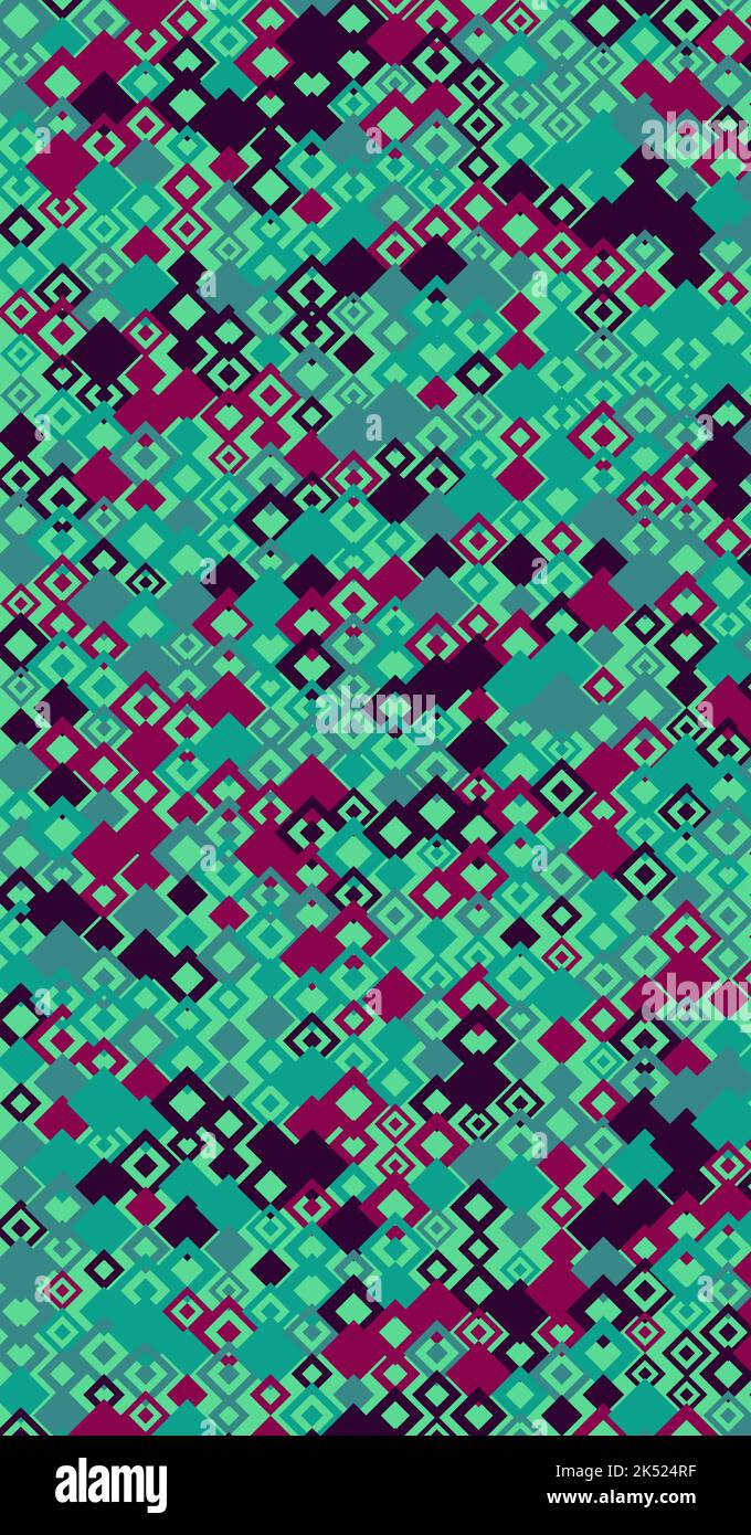 Abstract Round Colour Halftone computational art background ...