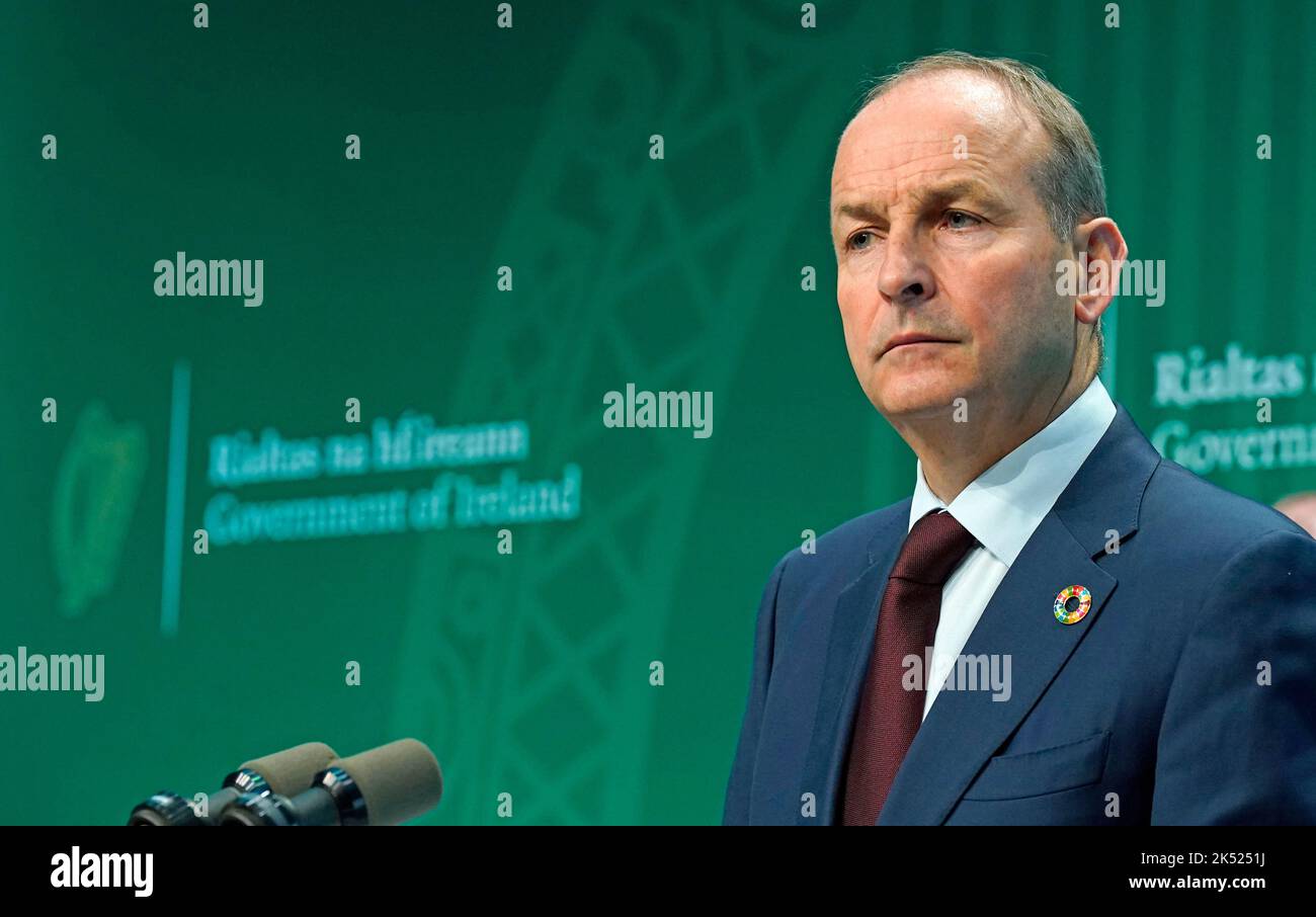 Taoiseach Micheal Martin launching the National Implementation Plan for ...