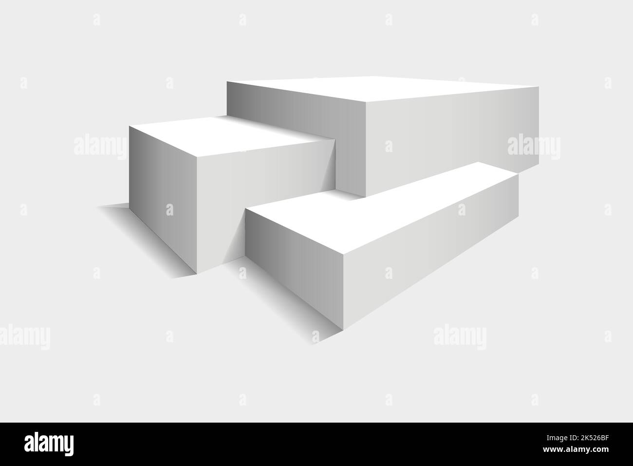 Podium, isolated on a transparent background. 3d pedestal. Vector ...