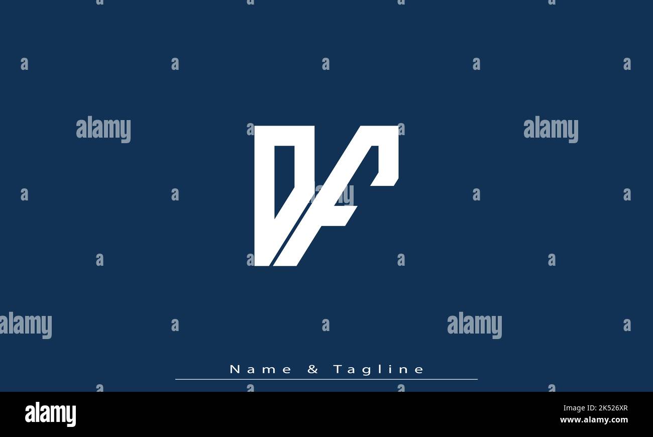 Alphabet letters Initials Monogram logo OF , FO Stock Vector Image ...