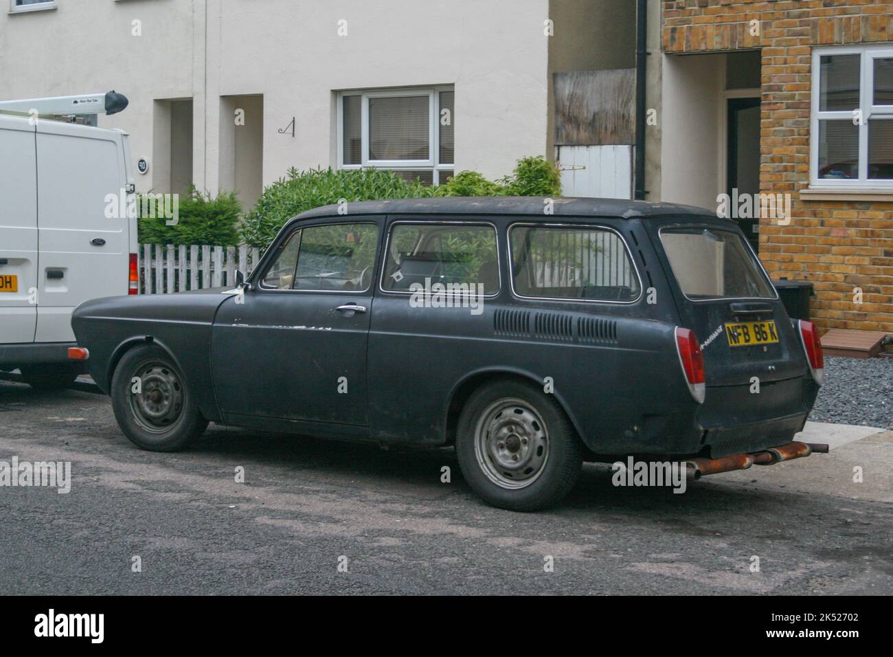 Volkswagen Variant, Squareback, 1971, parked in an urban street, 2008 ...