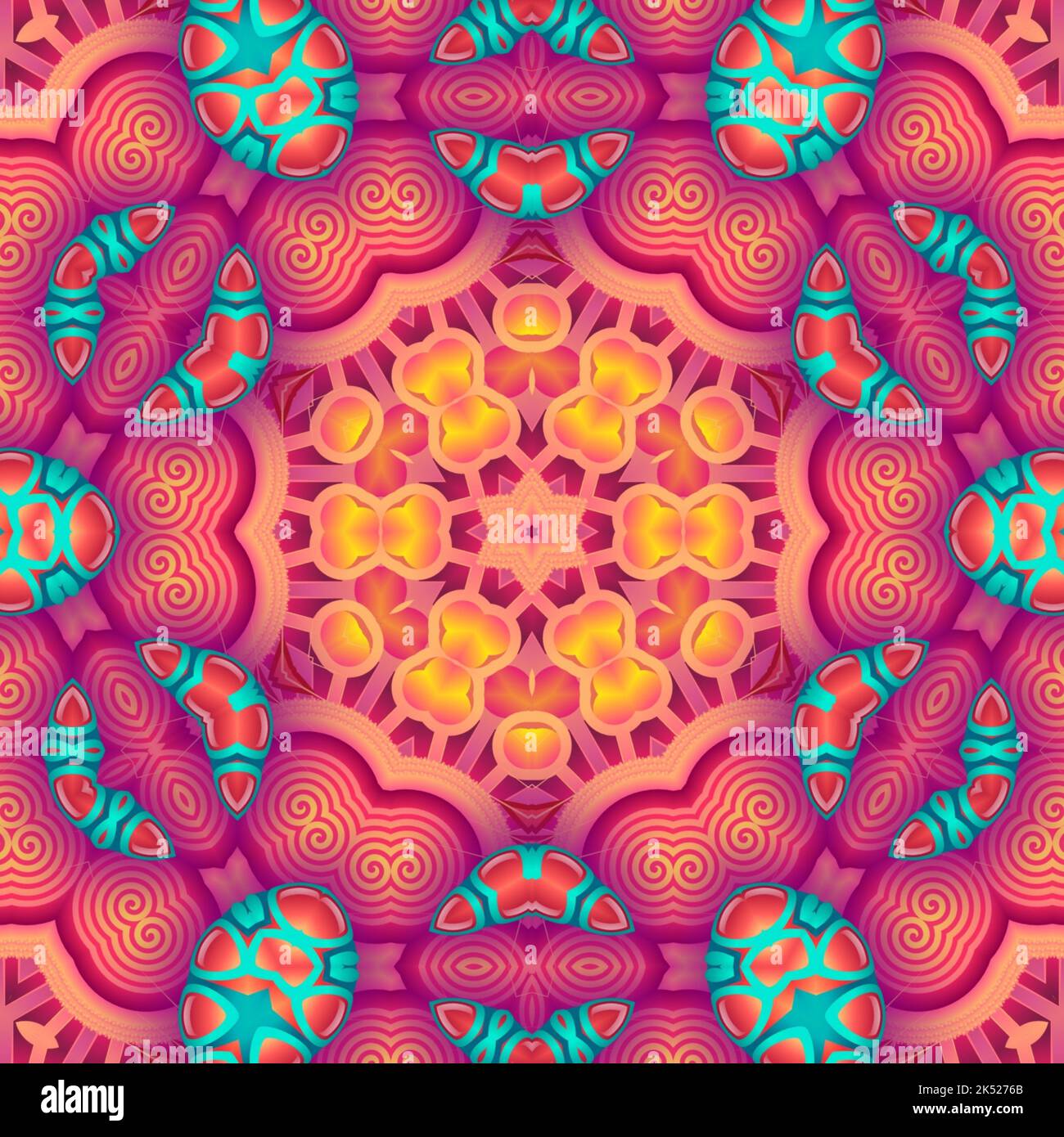 Abstract Computer generated Fractal design. A fractal is a never-ending ...