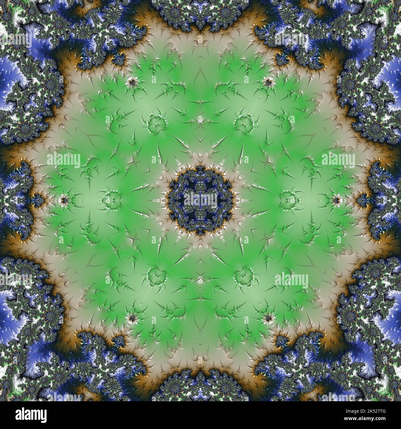 Abstract Computer generated Fractal design. A fractal is a never-ending ...