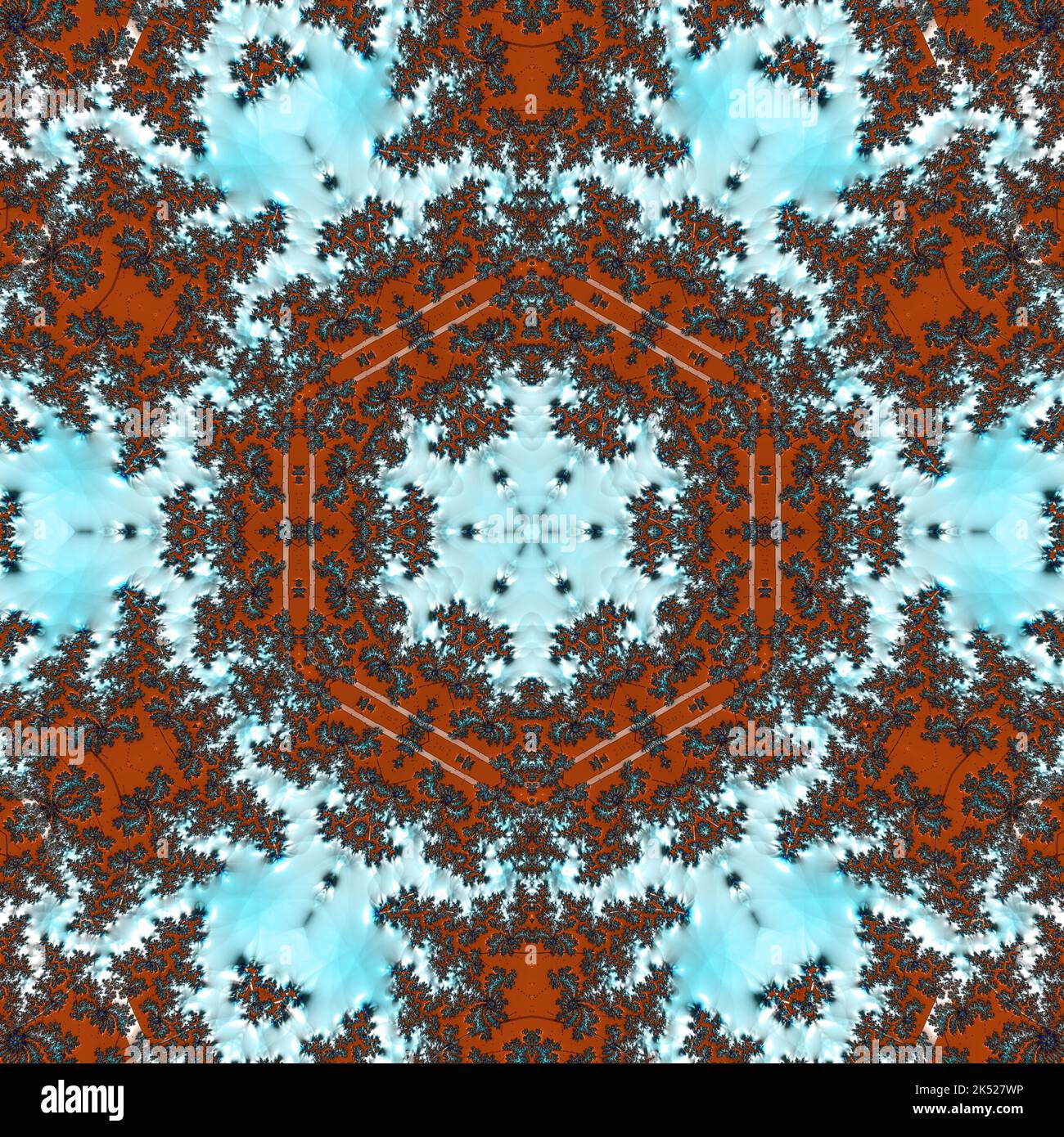 Abstract Computer generated Fractal design. A fractal is a never-ending ...