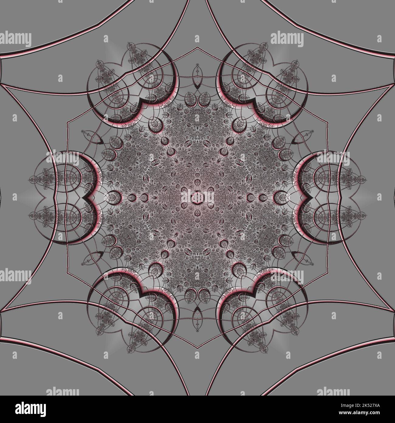 Abstract Computer generated Fractal design. A fractal is a never-ending ...