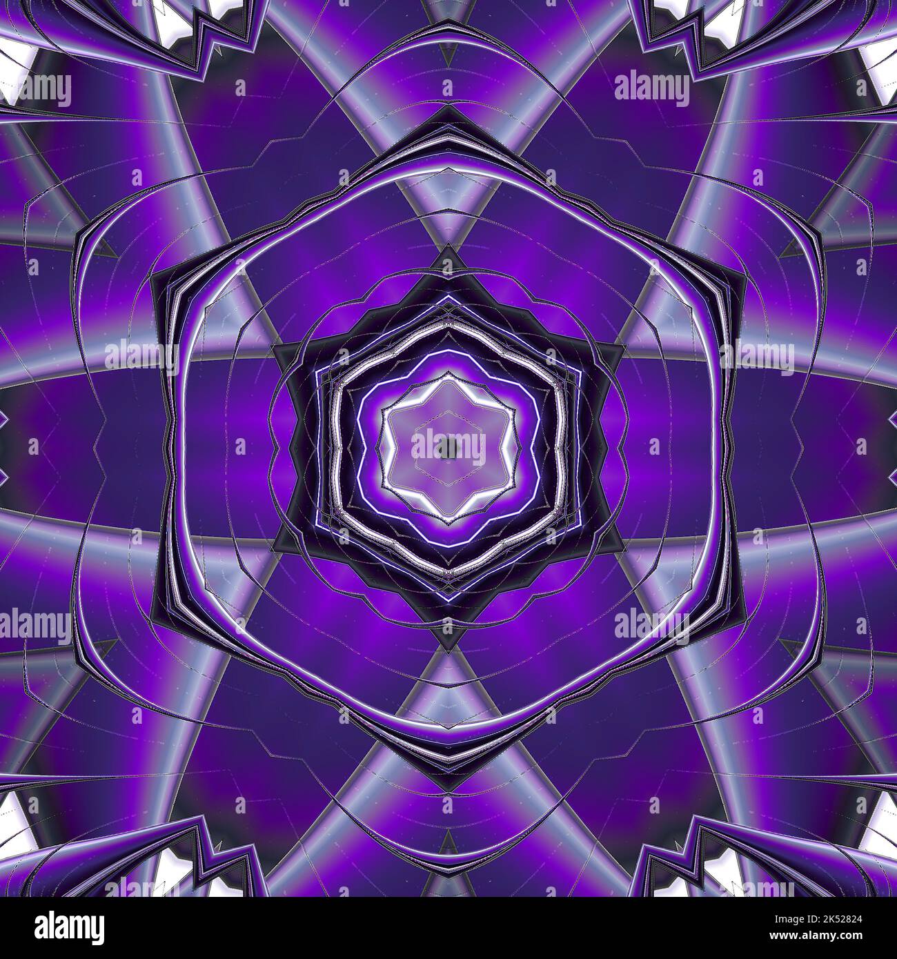 Abstract Computer generated Fractal design. A fractal is a never-ending ...