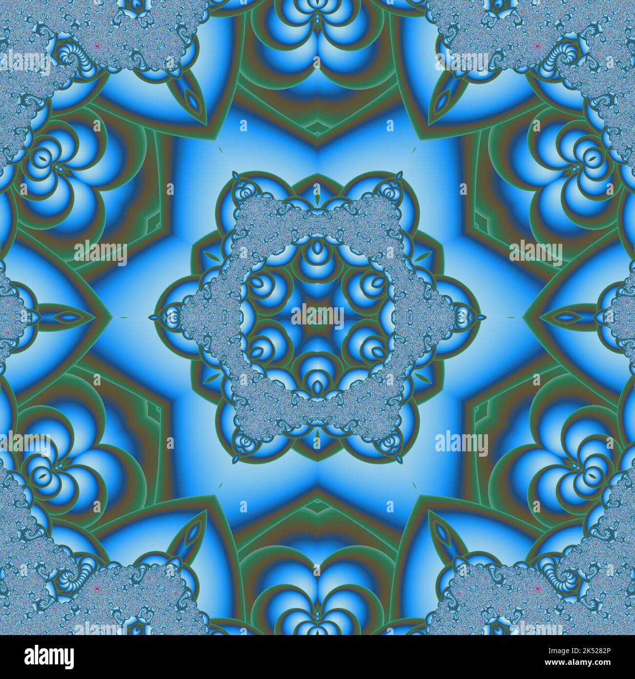 Abstract Computer generated Fractal design. A fractal is a never-ending ...