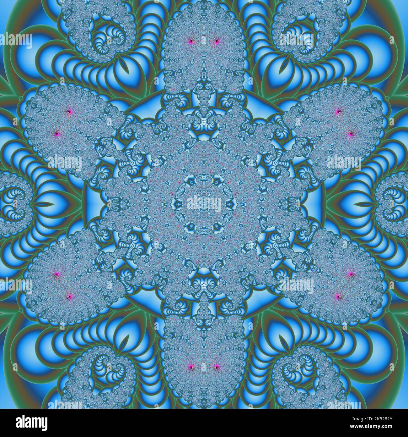 Abstract Computer generated Fractal design. A fractal is a never-ending ...