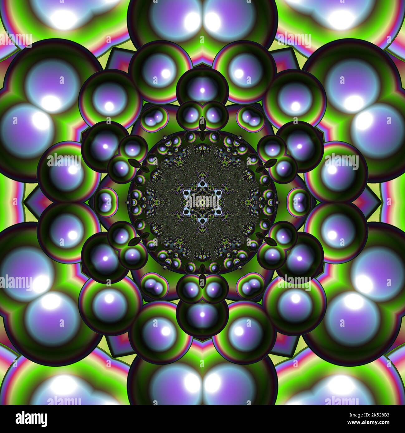Abstract Computer generated Fractal design. A fractal is a never-ending ...