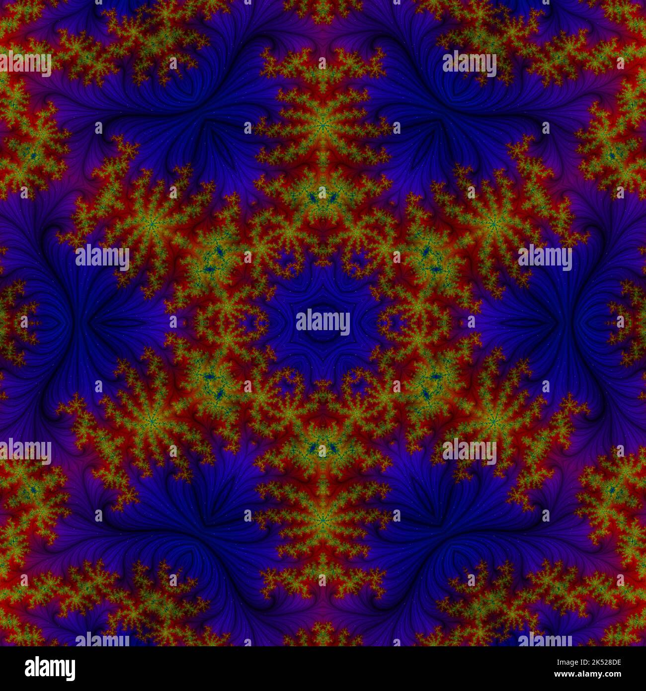 Abstract Computer generated Fractal design. A fractal is a never-ending ...