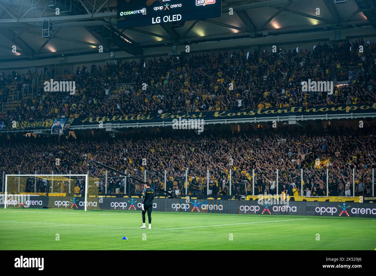 Athens, Lombardy, Greece. 3rd Oct, 2022. New stadium of AEK Athens FC ...