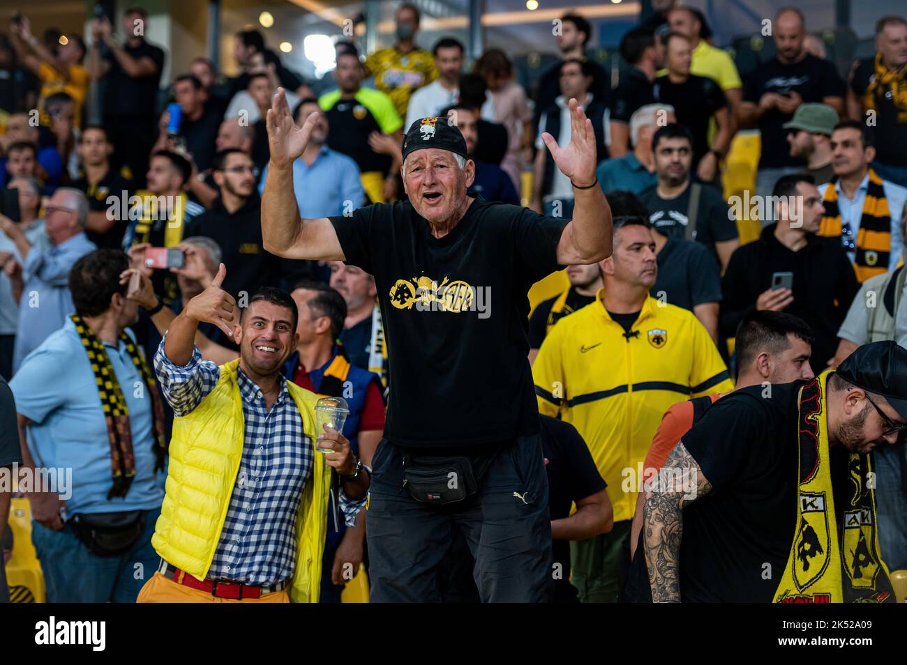 Athens, Lombardy, Greece. 3rd Oct, 2022. Fans and atmosphere in new ...