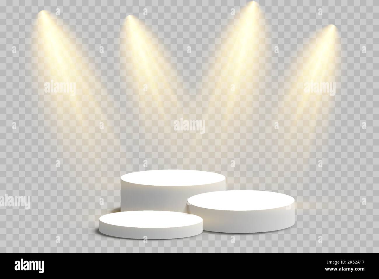 Display pedestal, Design platform, Empty product, White room and side ...