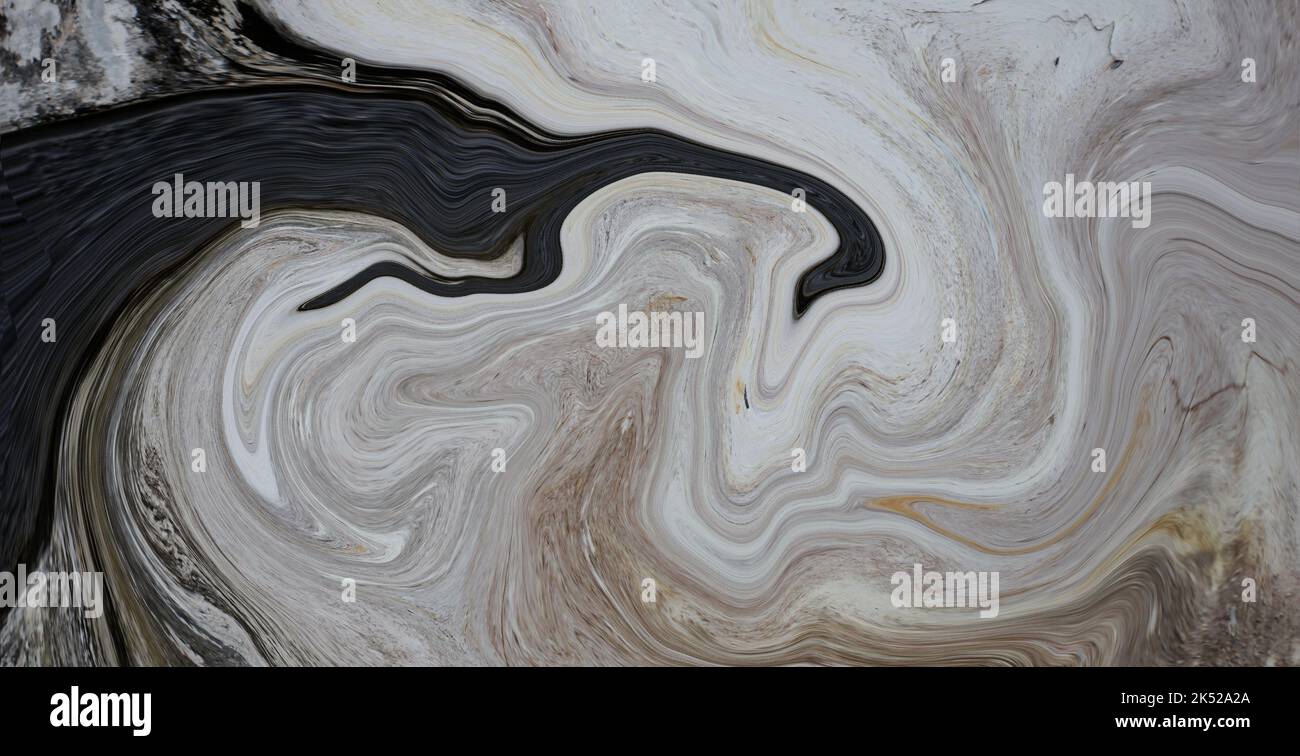 A background with wavy abstract white paint pattern Stock Photo - Alamy