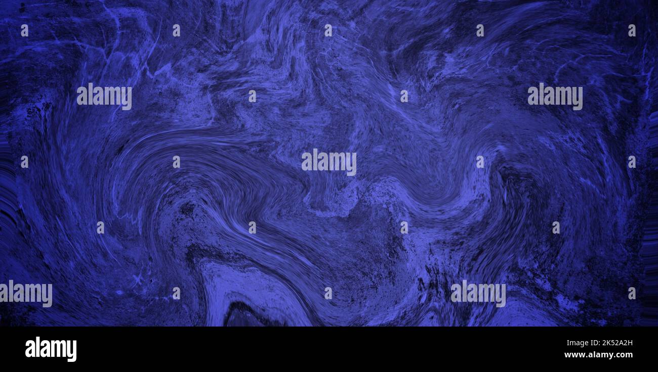 A background with wavy abstract liquid blue paint pattern Stock Photo ...